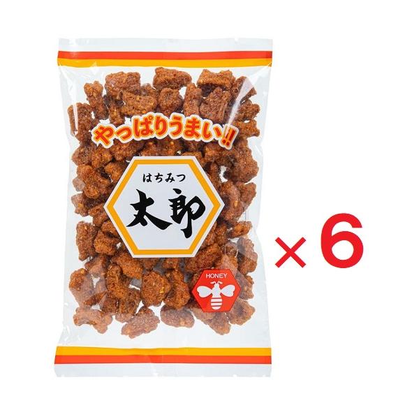6袋セットです。蜂蜜の甘み、砕いたピーナッツの塩気とザクザクとした食感がやみつきになる、昔ながらの揚げ菓子です。