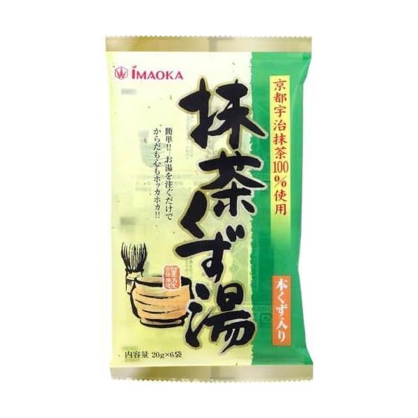 京都宇治抹茶、国内産の本葛を使用しております。そのほか、砂糖やばれいしょでん粉は北海道産です。あられ(もち米)（国内産）を配合しており、風味をより豊かにしております。