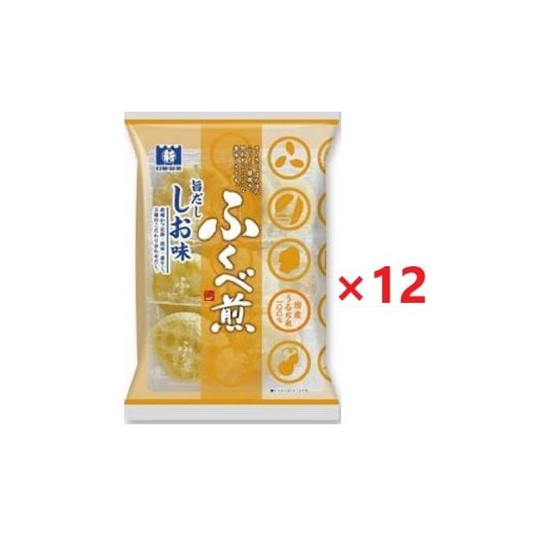 12袋(1ケース)セットです。圧倒的なこの厚みが決め手！さくっほろっ食感！！「また食べたくなる」その秘密は、厚み・食感・ダシにあり。昔から受け継がれる独自の製法で仕上げたお煎餅です。