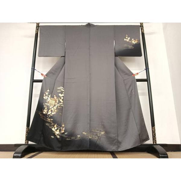 平和屋着物○金彩友禅 卓越技能者・名工・和田光正 訪問着 松竹梅流水