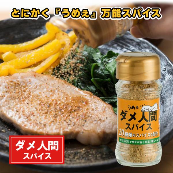 『かけるだけで全てが旨くなる。嘘じゃない！コレで君もダメ人間！』【20種類のスパイスを配合】配合する「スパイスの種類」を限界まで突き詰めました。巷に出回っているスパイスは数種類から多くても10種類ちょっとの配合がほとんどであり、20種類もの...