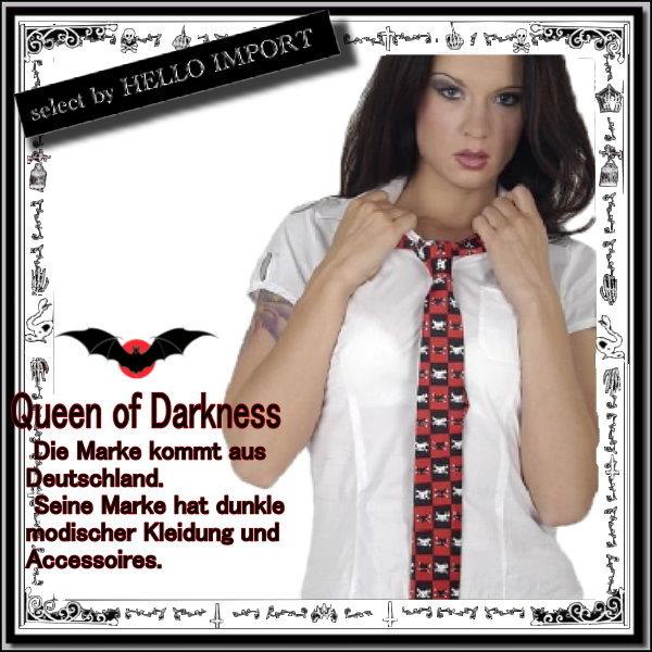 ファッション/ブラック/ホワイト/スター/スカル柄/男女兼用/服飾雑貨/インポート/ジャーマン/メタル/ゴスメタ/通販/pawx/pacame/ブランド名：QUEEN OF DARKNESS/クイーンオブダークネス (ドイツブランド)Sel...