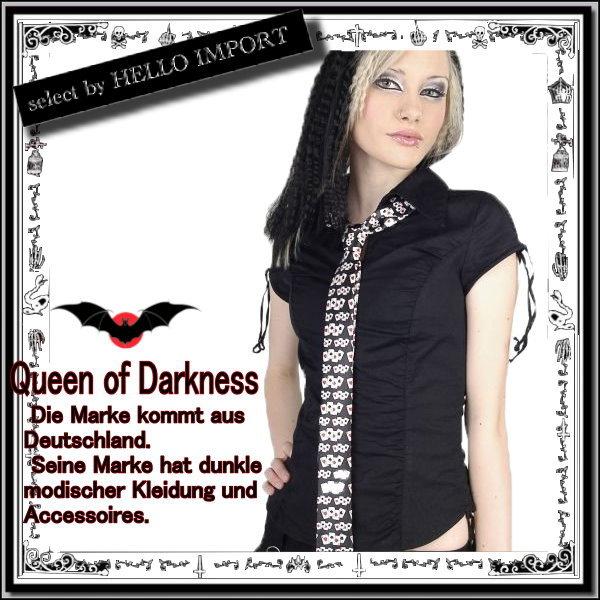 ファッション ブラック ホワイト レッド カード 柄 男女兼用 服飾雑貨 インポート ジャーマン メタル ゴスメタ 通販 pawx pacameブランド名：QUEEN OF DARKNESS/クイーンオブダークネス (ドイツブランド)Sel...