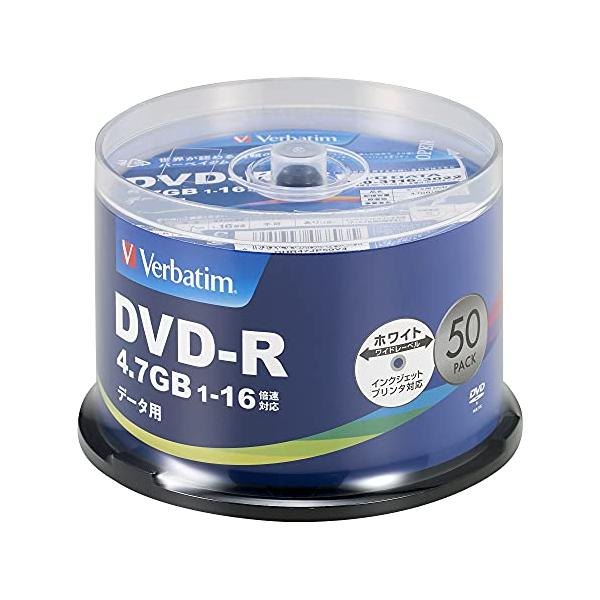 1.単品ホワイトプリンタブル/50枚/DHR47JP50V4・Size:50枚・パッケージ個数:1・1回記録用・倍速:1-16倍速、ケース:スピンドルケース、入り数:50枚・適合プリンタ:インクジェットプリンタ、グリーン購入法:適合。・品種...