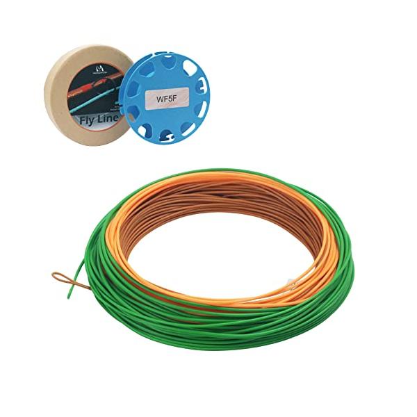 Perception（グリーン/カモ/タン）/WF6F/-・Size:WF6FColor:Perception（グリーン/カモ/タン）・Perception ウェイトフォワードフローティング トラウトフライライン・長さ：80FT（2wt、3...