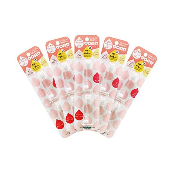 マルチカラー/2本 (x 5)/sg038-5・パッケージ個数:1・こども用LED付電動歯ブラシ アオラ(AORA)専用・キッズ用取替えブラシ　10本セット・対象年齢：4歳頃〜10歳くらい・取替ブラシのお得なセット価格での販売です。