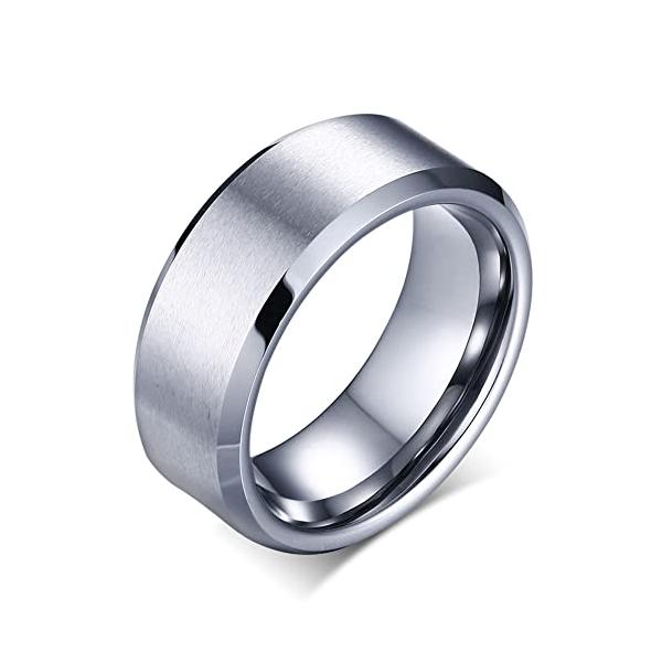 シルバー 銀幅8mmシルバー/14/RockyuTCR-039M-7-J-14・Style:シルバー 銀幅8mmRingSize:14