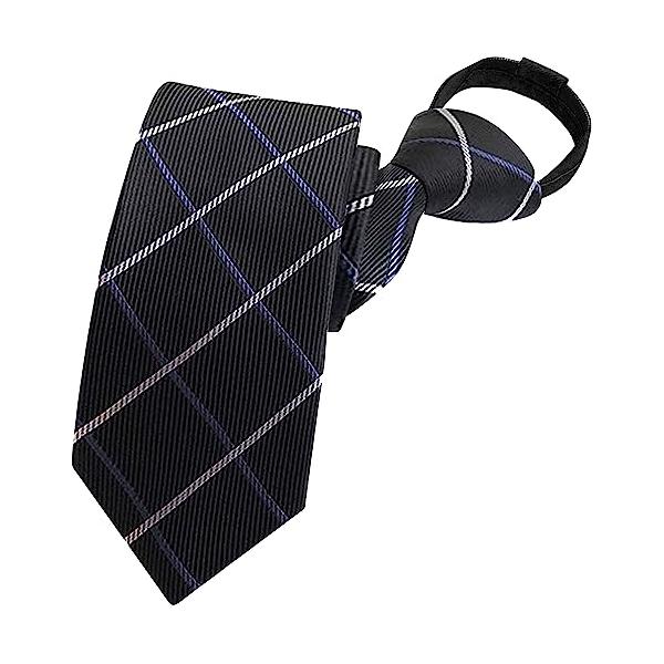 seven_fold_tieブラック/Free Size/-・Color:ブラック・サイズ：ネクタイ長さ48ｃｍ、最も幅のは8ｃｍです・簡単、便利なジッパー装置採用しております。詳しい使い方は写真を見てください。・ネクタイをかけて僅か数秒で...