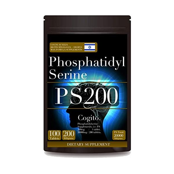-/100個 (x 1)/-・PS 200 ホスファチジルセリン サプリメント　1粒あたりホスファチジルセリン含有末200mgを配合。1日1粒〜2粒を目安に、ご自身に適切な粒数を調整してお召上がり下さい。1袋100粒。(1粒として100日分...