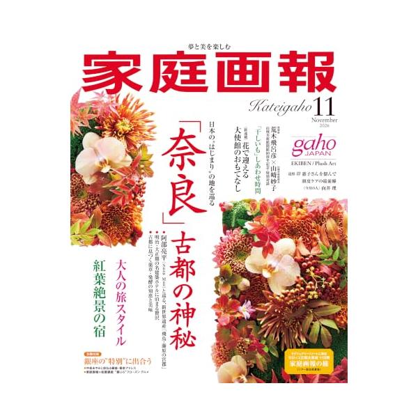 日本の“はじまり”の地を巡る 「奈良」古都の神秘 ◆阿部亮平（Snow Man）と巡る、新世界遺産「飛鳥・藤原の宮都」 ◆明治・大正期の名建築ホテルに泊まる贅沢 ◆古都に息づく薬草・発酵の知恵と美味  大人の旅スタイル  紅葉絶景の宿  ＜...