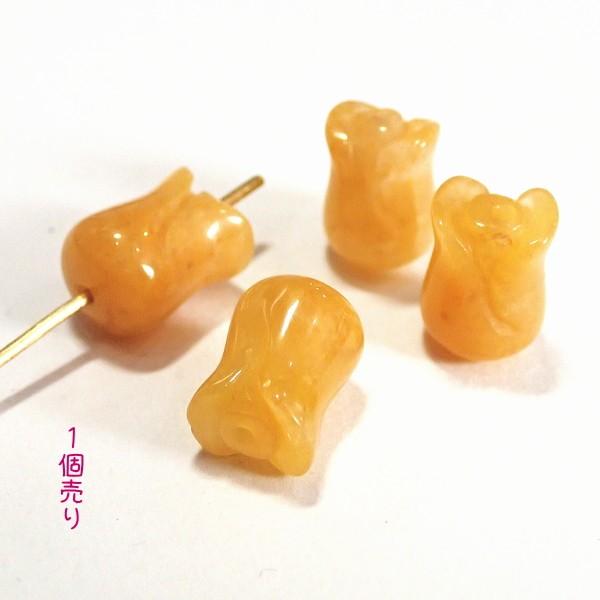 《天然石　フラワー》　チューリップ　７x９mm　１個天然石であり手加工です。＊＊＊＊＊＊＊＊＊＊＊＊＊＊＊＊＊＊＊＊＊＊＊＊＊＊＊＊＊＊天然石のような天然素材の商品は画像の色と大幅に違う場合がございますお客さまのモニターなどの状況でも違いま...