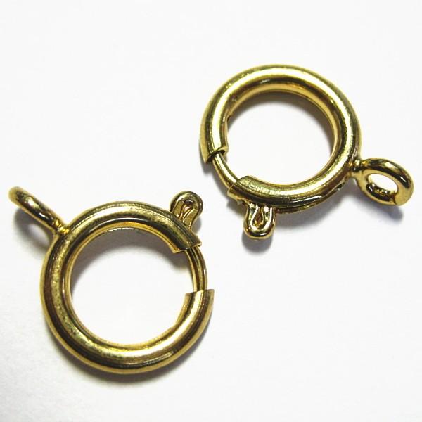 大きめ引き輪　金色　１４mm　２個/１セット