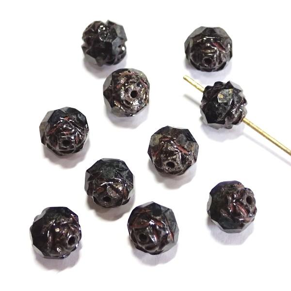 チェコ　バラのつぼみ　７x８ｍｍ　１０個/１パック