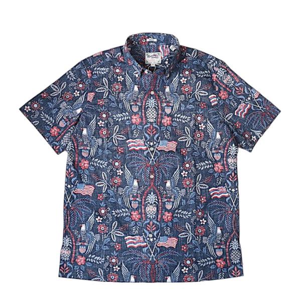 REYN SPOONER レインスプーナー SUMMER COMMEMORATIVE CLASSIC BUTTON FRONT BD SHIRT長年の伝統を受け継ぎ、2026年夏の記念プリントはアメリカ建国250周年を記念し、伝統とアロハ精...