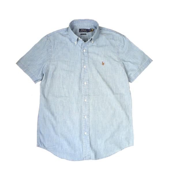 POLO RALPH LAUREN ポロ ラルフ・ローレン CLASSIC FIT CHAMBRAY BD SHIRTインディゴ染めの薄手のシャンブレー生地にウォッシュ加工を施して、長年着込んだ表情を演出したアイテムです。シャンブレーは、平...