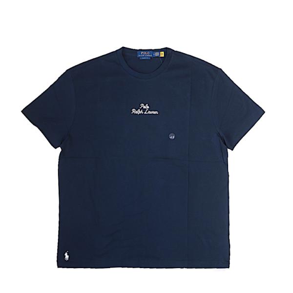 POLO RALPH LAUREN ポロ ラルフ ローレン MEN'S CLASSIC FIT LOGO EMBROIDERY  T-SHIRTフロントにはRalph Laurenのシグネチャーであるチェーンステッチのスクリプトロゴ刺繍が特...