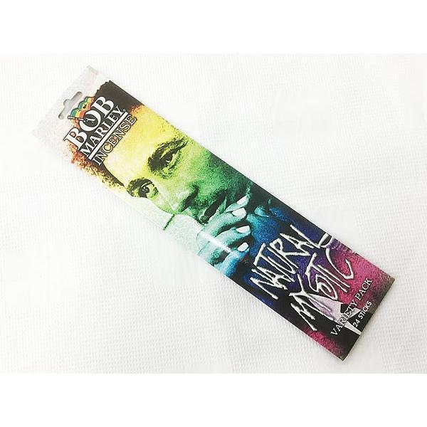 ZION ROOTSWEARのボブマリーインセンスバラエティパックです。1パックに4つの香りが入っています。1パックに合計24本入っています。The scents in this NATURAL MYSTICincense variety ...