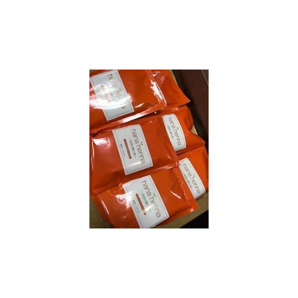 まとめ買いでお得！ハナヘナ　ナチュラル100gパウチを5袋にナチュラル１００ｇを１袋プレゼント♪もちろん科学薬品は一切含みません。もちろん送料無料です。
