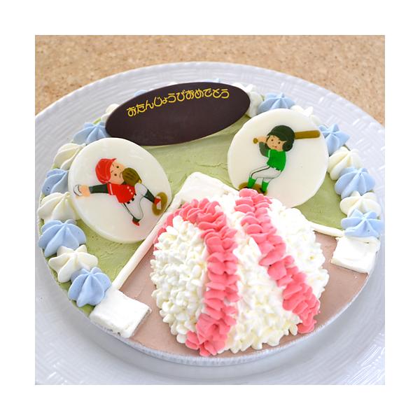 鮮やかな芝生は抹茶生クリーム、グラウンドはココア生クリームでデコレーションし、中央には立体のボールアイスをのせ、スタジアムを丸ごと味わえるようなアイスケーキに仕上げました!周りの生クリームには、バタフライピーというハーブから作られた色素を使...