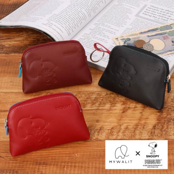 ■ 限定生産「mywalit×SNOOPY」■しっとりと手に馴染む、リアルレザーの感触、記憶に焼き付く、鮮やかで個性的なカラー。イタリアの皮革製品ブランド「mywalit」が、世界中で愛されるスヌーピーとコラボレーション！親友・ウッドストッ...