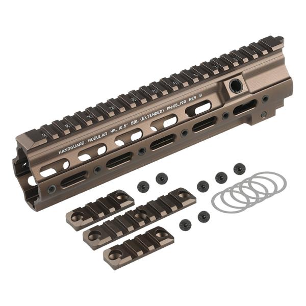 【関連検索ワード】 ガイズリー H&amp;K ヘッケラー コッホ Super Modular Rail スーパーモジュラーレール インチピッチ ガスガン リアルサイズ#####リアルサイズHK416 GBB(VFCなど)に対応した、ガイズ...