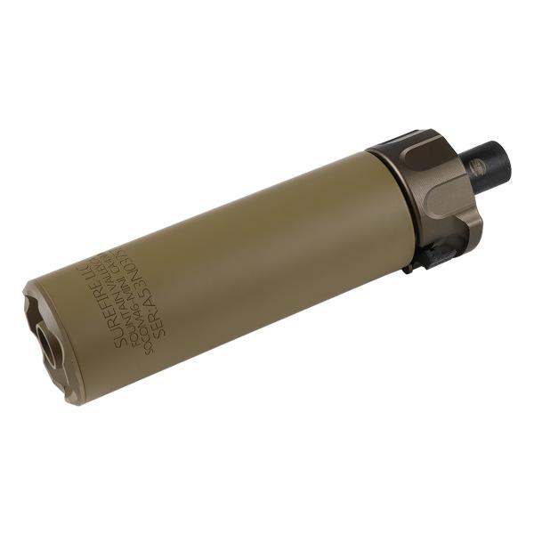 【関連検索ワード】 ゴクー Surefire シュアファイア ソーコム MP7 HK PDW H&amp;K サブマシンガン#####12mm逆ネジ仕様のMP7に対応したSF3Pタイプフラッシュハイダー、SOCOM46-MINIサプレッサー...