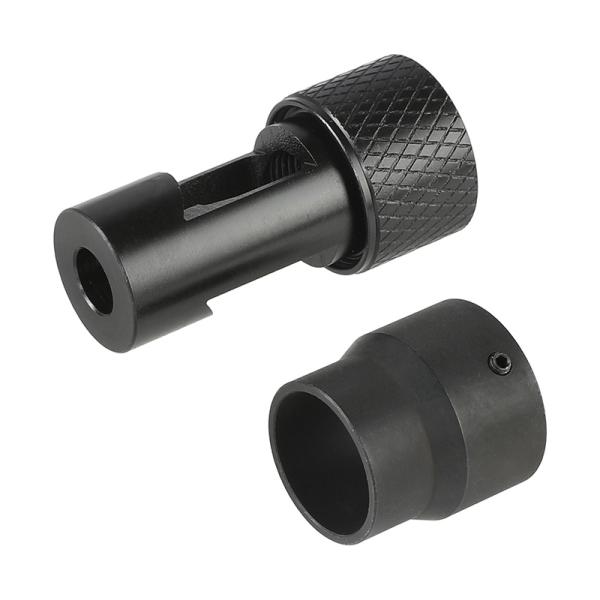 【関連検索ワード】 フラッシュハイダー SPR マークスマン ダミー ハイダー サイレンサー サプレッサー 14mm 逆ネジ 逆 CCW コンペンセイター  GBB アウターバレル カスタム パーツ エアガン エアーガン ガスガン ガスブロ...