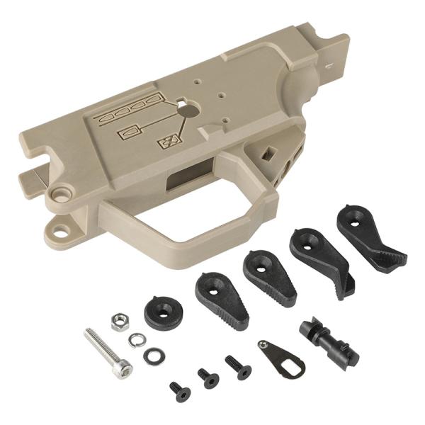 【関連検索ワード】 ADVANTAGE AR15 M4 グリップアダプター セレクターセット VFC MP5 GBB グリップ 変換 アダプター エアガン パーツ カスタム アルミ スチール#####【概要】VFC製のMP5 GBBに対応し...