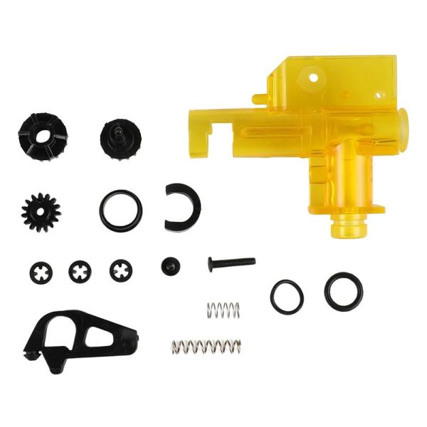 【関連検索ワード】 ビッグドラゴン ライトウェイト ホップチャンバー スタンダード電動ガン 従来型電動ガン 樹脂#####サイドのダイヤルによりHOP調整を行う標準的な形状のホップアップチャンバーです。スタンダードM4電動ガンに対応します。...