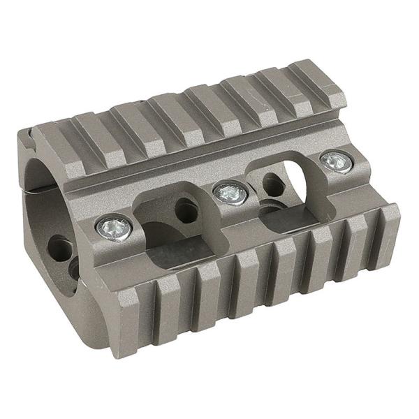 【関連検索ワード】 シーマ スナイパーライフル M40A3 M40A5 M700 レミントン ボルトアクション ナイトビジョン ピカティニーレール 20mmレール#####CYMA M40A3対応のレールアダプター。アウターバレルに取り付け...