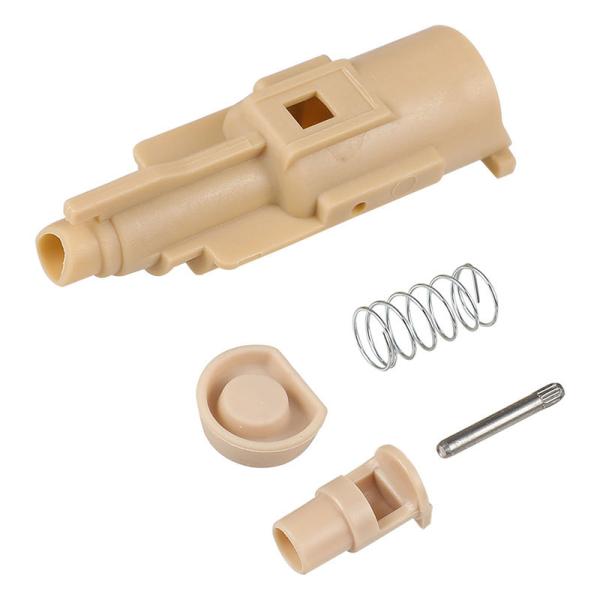 【関連検索ワード】  メール便 ネコポス カウカウ アクションアーミー アサシン ルガー ガスガン 給弾 初速 ホップ#####アクションアーミーAAP01アサシンに対応した強化ローディングノズルセット。ノズルは純正品と比較して高い効率性・...