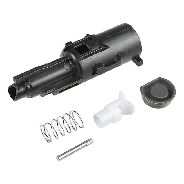 【関連検索ワード】  メール便 ネコポス カウカウ フルオート バルブ バルブスプリング バルブストッパー グロック Glock#####東京マルイのグロック18Cに対応した強化ローディングノズルセットです。ノズルは純正品と比較して高い効率...