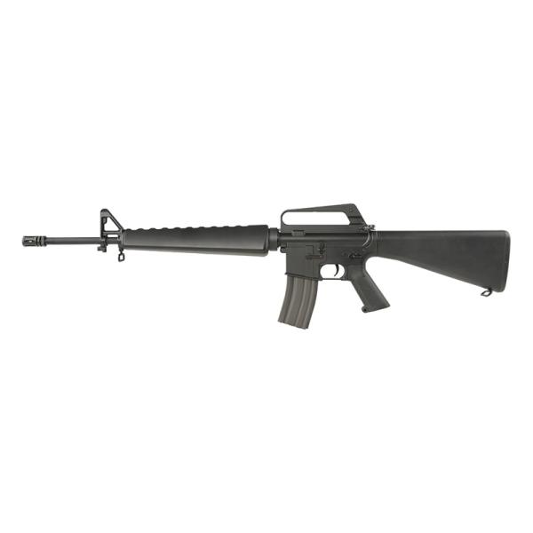 概要：M16A1は、アメリカの技術者ユージン・ストーナーが設計したAR-15を軍用化したM16シリーズの改良型であり、1967年にアメリカ軍の正式小銃として採用された歴史的なアサルトライフルです。ベトナム戦争を象徴する制式小銃として知られ、...