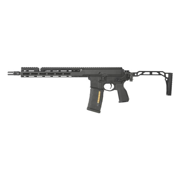 本モデルは、Brownells「BRN-180」のアッパーレシーバーと、Aero Precision「M4E1」のロアレシーバーを組み合わせた、民間ARカスタムビルドをモチーフとしています。BRN-180は、Brownellsが往年のArm...