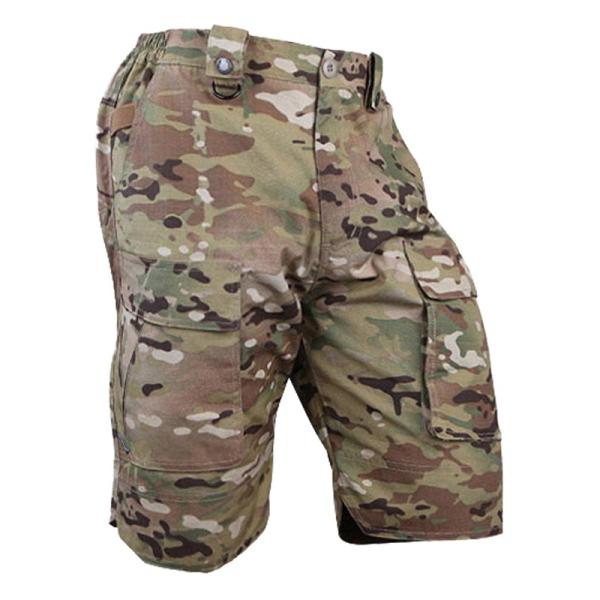 【関連検索ワード】 エマーソン 短パン ハーフパンツ カジュアル ミリタリー#####機能性を重視したコンバットパンツがカジュアルにデフォルメされたショートパンツです。ポケットはデイリーユースに適した数に抑えながらカーゴポケットが取り入れら...