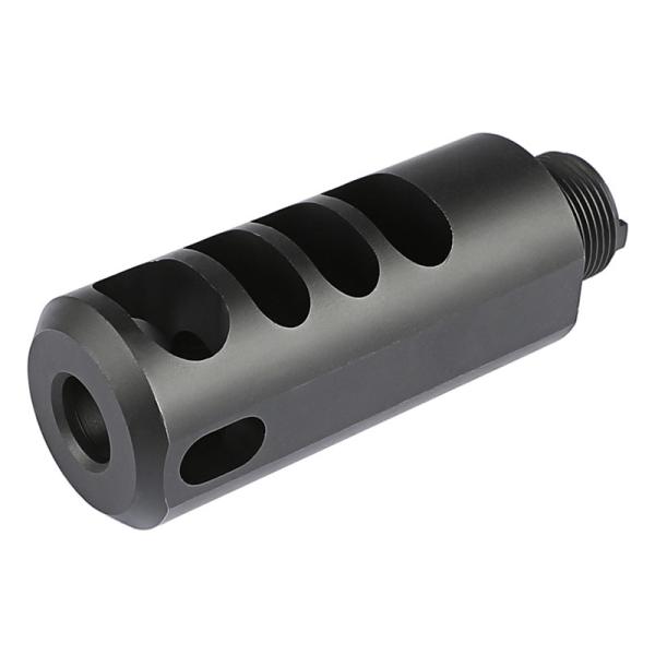 【関連検索ワード】 ネコポス メール便 ハイキャパ レースガン コンプ フラッシュハイダー マズルブレーキ レディーコンプアウターバレル#####東京マルイのハイキャパ5.1に対応したアルミコンペンセイターです。マズルジャンプやフラッシュの...