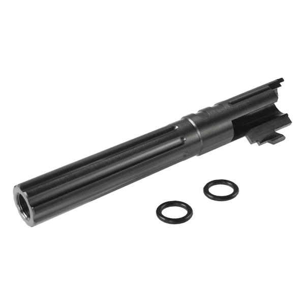 【関連検索ワード】 アウターバレル  バレル ハイキャパ カスタム カスタムパーツ パーツ ハイキャパ ガスブローバック ガスブロ GBB 11mm#####【概要】当レプリカは BUL ARMORY BUL 5 フルート アウターバレル ...