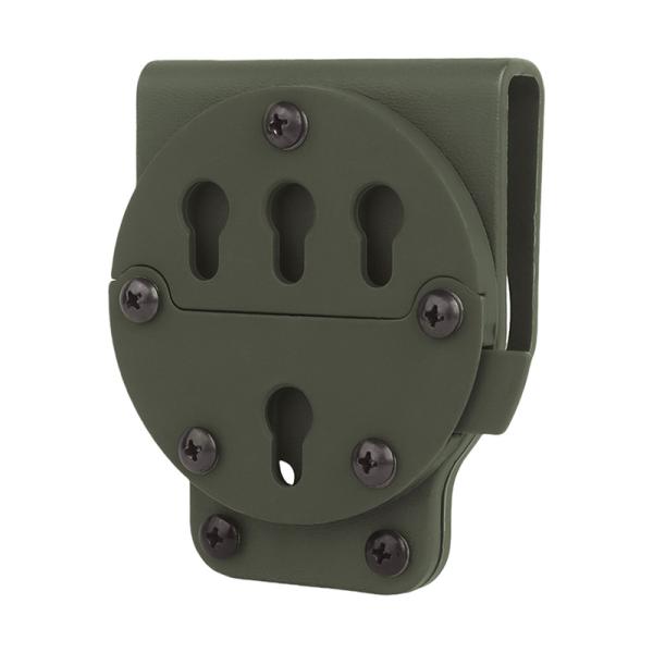 【関連検索ワード】 #####G-CODE系アタッチメントをMOLLEベルトやデューティーベルトへ確実に装着するための汎用マウントベースです。剛性の高いポリマー製で、ホルスターやマガジンポーチ、ツールホルダーなどを安定して保持。戦術装備の汎...