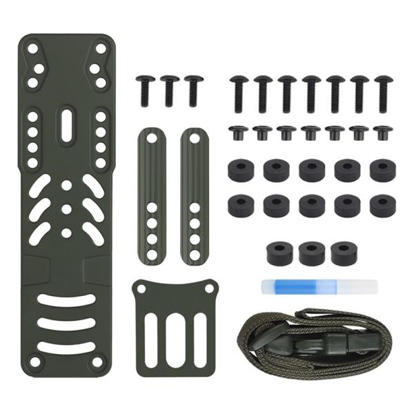 【関連検索ワード】 ホルスターアダプター モジュラープラットフォーム サファリランド対応 タクティカルホルスター マウントプレート ベルト装着 サバゲー 装備 カスタムパーツ ミリタリー Safariland BladeTech GCODE...