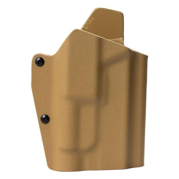 【関連検索ワード】 ウォースポート ホルスター サイホルスター 太腿 ハンドガン ピストル Kydex#####TLR-1を装着したグロックシリーズ(G17/19/19X/45)用カイデックスホルスター。素早いドローと収納が可能なデザインが...