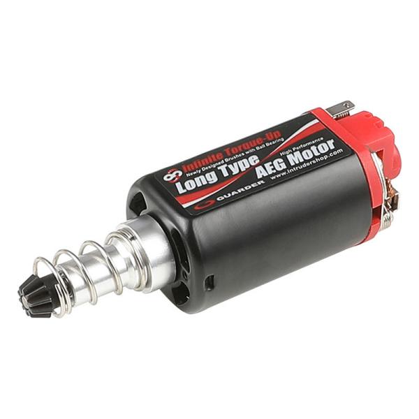 【関連検索ワード】 減速比 トルク比 シャフト M4 MP5 G3 ピニオンギア セミオート レスポンス ROF RPM#####台湾老舗エアガンメーカーのGUARDER（ガーダー）製です。インフィニットトルクアップモーター ロング 電動ガ...