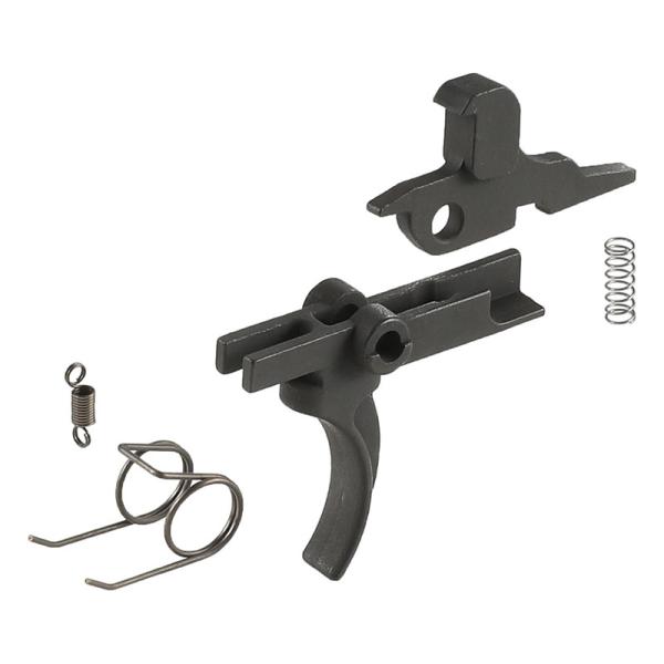 【関連検索ワード】 エアガン パーツ サバゲー サバイバルゲーム M4A1 MK18 URG-I 12.5 14.5 10.3 ガスガン ガスブロ CO2 メール便 ネコポス#####GHK M4 スチールトリガーセット (M4-25)。※...