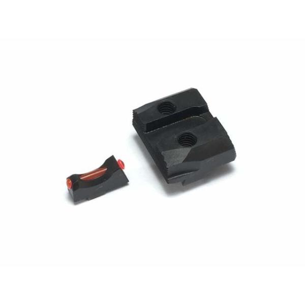 【関連検索ワード】ガンズモディファイ カスタム 内部パーツ 外装パーツ グロック Glock G17 G18C G22 G26 G34#####東京マルイ/WEのグロックシリーズに対応したSAIタイプガンサイトです。フロントサイトは上部が曲...