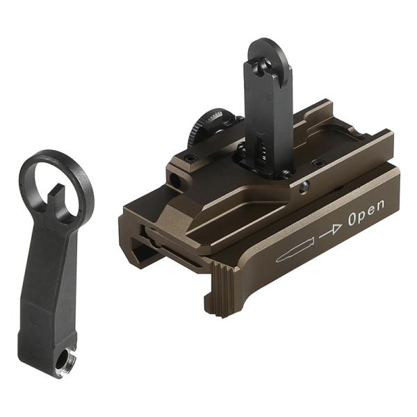 【関連検索ワード】 ガンズモディファイ H&amp;K ヘッケラー コッホ ガスガン ガスブローバック ウマレックス#####Guns Modify製HK416A5スタイルのフロントサイト＆リアサイトセットです。特徴・スチールのCNC削り出...