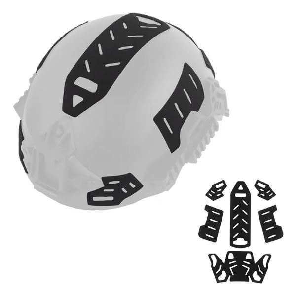 【関連検索ワード】 #####概要Team Wendyスタイルのヘルメットに対応したアクセサリー装着用のベルクロパネルセットです。軽量設計で、ヘルメットのバランスを損なうことなく、パッチやアクセサリーの取り付けを可能にします。特徴・Team...