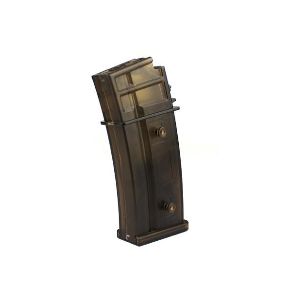 【関連検索ワード】 電動ガン スタンダード 次世代 G36K G36C HK H&amp;K#####G36シリーズの電動ガンに対応した多弾マガジンです。ゼンマイ式による巻き上げで素早く簡単に給弾することができます。東京マルイ対応。【注意事...