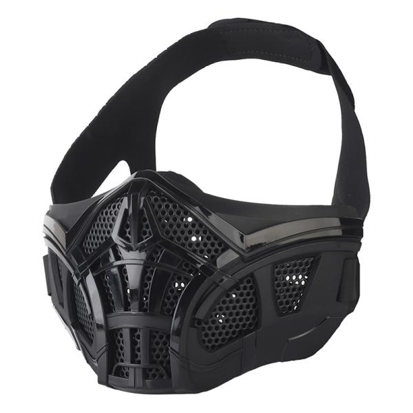 【関連検索ワード】 ウォースポート カモフラージュ 迷彩 アンブッシュ 防塵 ハーフマスク Scorpion スコーピオン スチール メッシュ サバゲー シリコンマスク#####SF映画に出てくる装甲兵士のようなデザインのハーフメッシュマス...