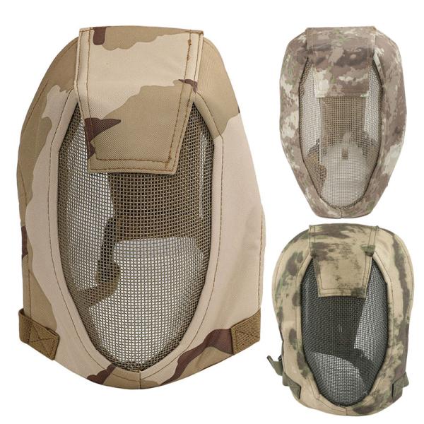 【関連検索ワード】 サバゲー サバイバルゲーム マスク ゴーグル メッシュ 米軍 特殊部隊 装備 プロテクター フル フェイス 定番#####金属メッシュのフルマスクです。後ろのゴムバンドで長さを調整出来ます。 顔全体をカバーできる上、メッ...