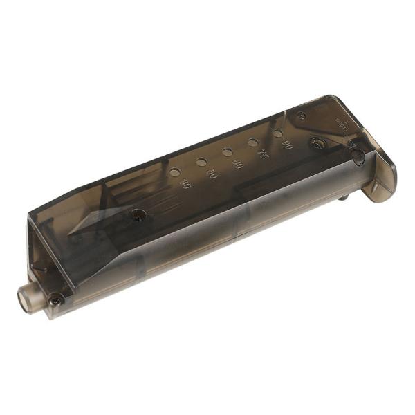 【関連検索ワード】 レオパルド スペアマガジン サバゲー サバイバルゲーム 装弾 BB弾#####ハンドガンのマガジンサイズのBBローダーです。1度に約90発のBB弾を装弾することが可能で、付属アタッチメントによりハンドガン用マガジン、多弾...