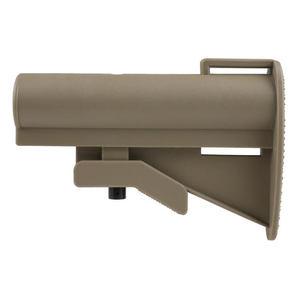 【関連検索ワード】 Kublai M4 M16 ストックチューブ ストックパイプ バッファーチューブ リトラクタブルストック#####XM177E2タイプの樹脂製ストックです。トップにはストックポジション確認窓があり、バットパッドは滑り止め...